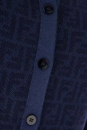 Fendi Monogram Knit Cardigan