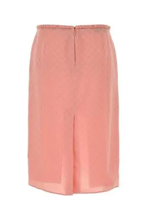 Gucci Gg Silk Skirt