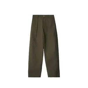 Burberry Quilted Pleated Pants - Green