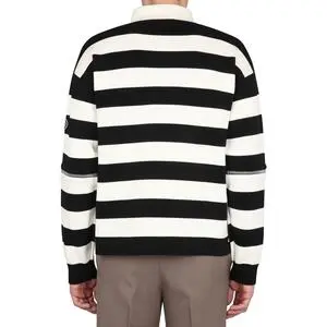 Gucci Striped Cotton Polo - White