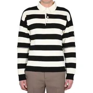 Gucci Striped Cotton Polo - White