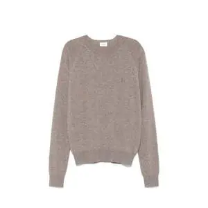 Saint Laurent Cassandre Cashmere Sweater - Brown