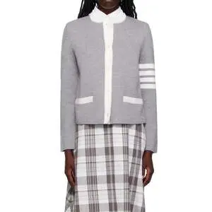 Thom Browne 4-bar Wool Cardigan