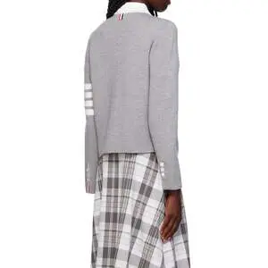 Thom Browne 4-bar Wool Cardigan