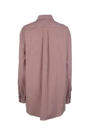 Miu Miu Striped Long Sleeve Shirt - Multicolor