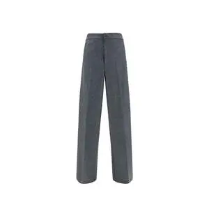JIL SANDER Wool Classic Pants - Gray
