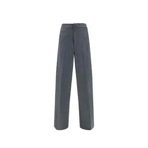 JIL SANDER Wool Classic Pants - Gray