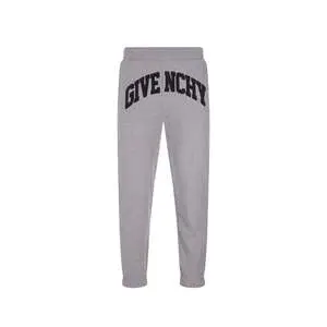 Givenchy Cotton Logo Sweatpants - Gray