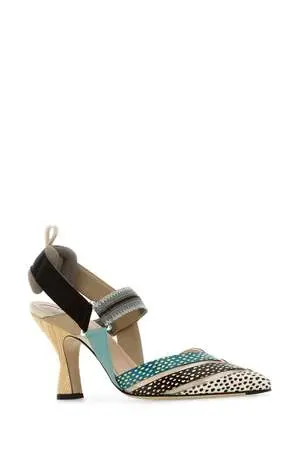Fendi Leather Colibrã¬ Pumps