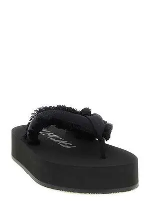 Balenciaga Jet Lag' Sandals - Black