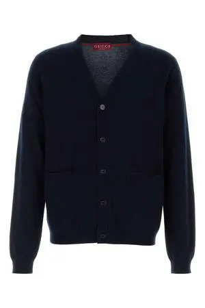 Gucci Midnight Cashmere Cardigan - Blue