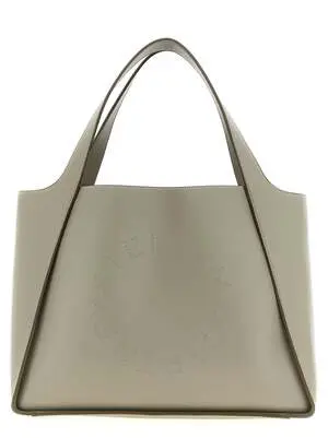 Stella McCartney The Logo Bag Shopping Bag - Cream