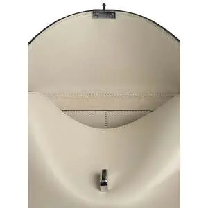 TOTEME T-lock Leather Clutch Bag