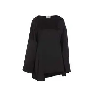 JIL SANDER Blend Silk Blouse - Black