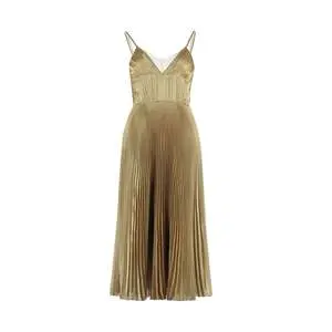 Prada Midi Dress - Gold