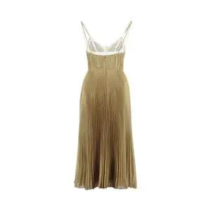 Prada Midi Dress - Gold