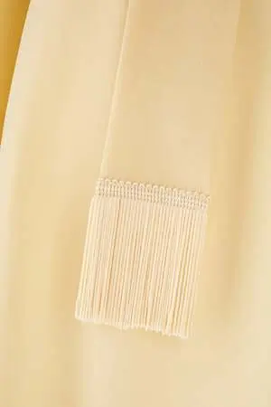 Valentino Garavani Silk Blouse With Fringe - Multicolor