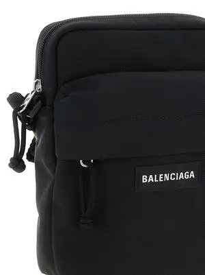 Balenciaga Explorer' Crossbody Bag - Black