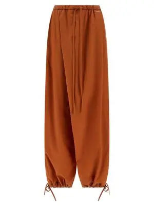 Marni Diagonal Draping Pants - Orange