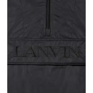 LANVIN Logo Hooded Windbreaker