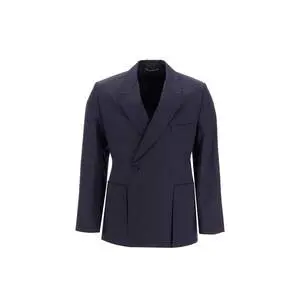 Dior Wool Blazer Jacket - Blue