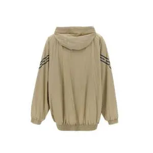 Prada Logo Jacket - Cream