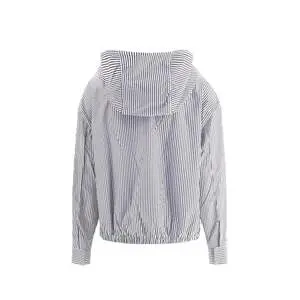 Prada Striped Hooded Jacket
