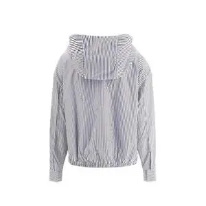 Prada Striped Hooded Jacket