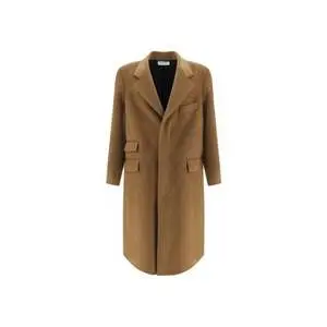 Saint Laurent Manteau Oversize Coat - Brown