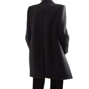 Saint Laurent Double-breasted Wool Coat