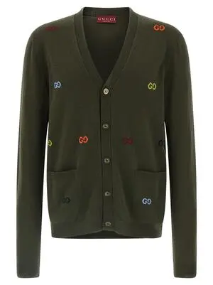 Gucci Cuffed Cardigans For Men