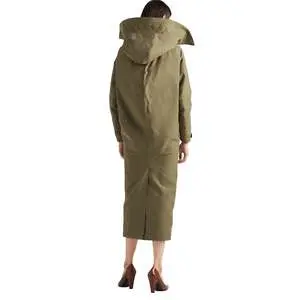 Prada Long Parka Coat - Green