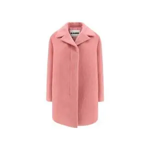 JIL SANDER Wool Kaban Coat - Pink