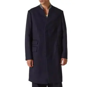 MAISON MARGIELA Wool Coat - Blue