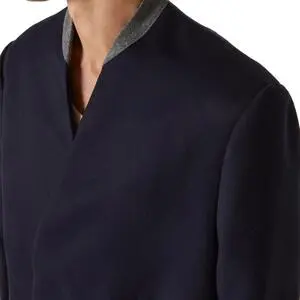 MAISON MARGIELA Wool Coat - Blue