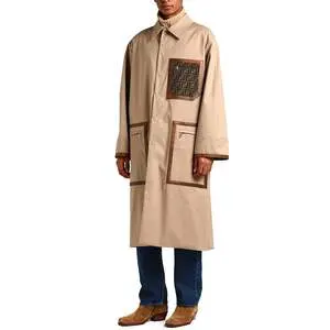 Fendi Reversible Cotton Trench Coat - Cream