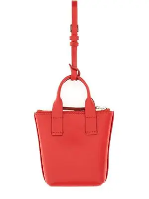 Dolce & Gabbana Leather Minibag Charm - Red