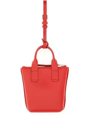 Dolce & Gabbana Leather Minibag Charm - Red