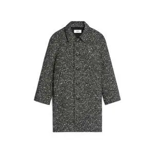 Celine Camden Wool Tweed Coat - Gray