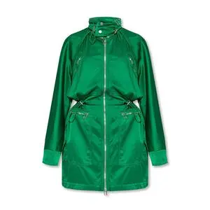 Bottega Veneta Satin Parka - Green