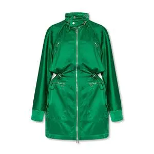 Bottega Veneta Satin Parka - Green