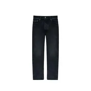 Off-White Washed Denim Jeans - Gray