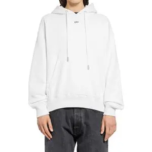 Off-White Off Stamp Skate Hoodie Sweatshirt - White