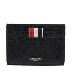 Thom Browne Logo Cards Holder - Black