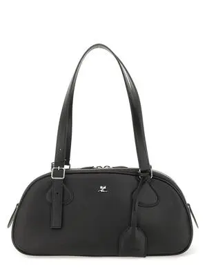 COURREGES Bowling Bag Friday Medium - Black