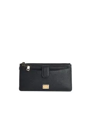 Dolce & Gabbana Leather Cardholder - Black