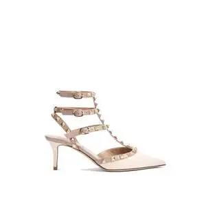 Valentino Garavani Rockstud Pumps - Cream