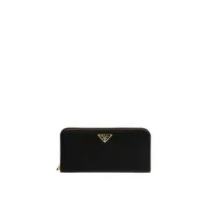 Prada Nylon Logo Wallet - Black