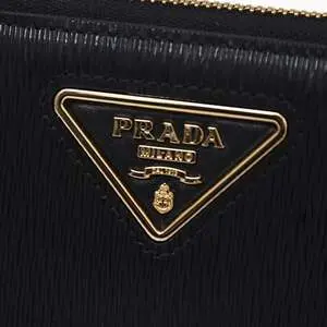 Prada Leather Logo Wallet