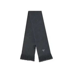 Prada Cashmere Logo Scarf